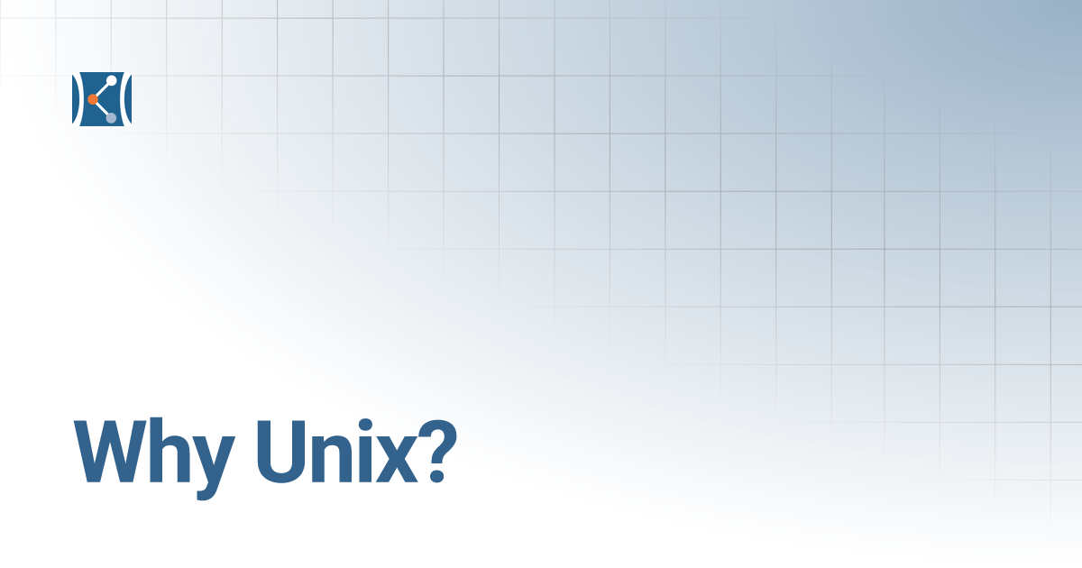 Why Unix? | The Barbara K. Ostrom (1978) Bioinformatics and Co