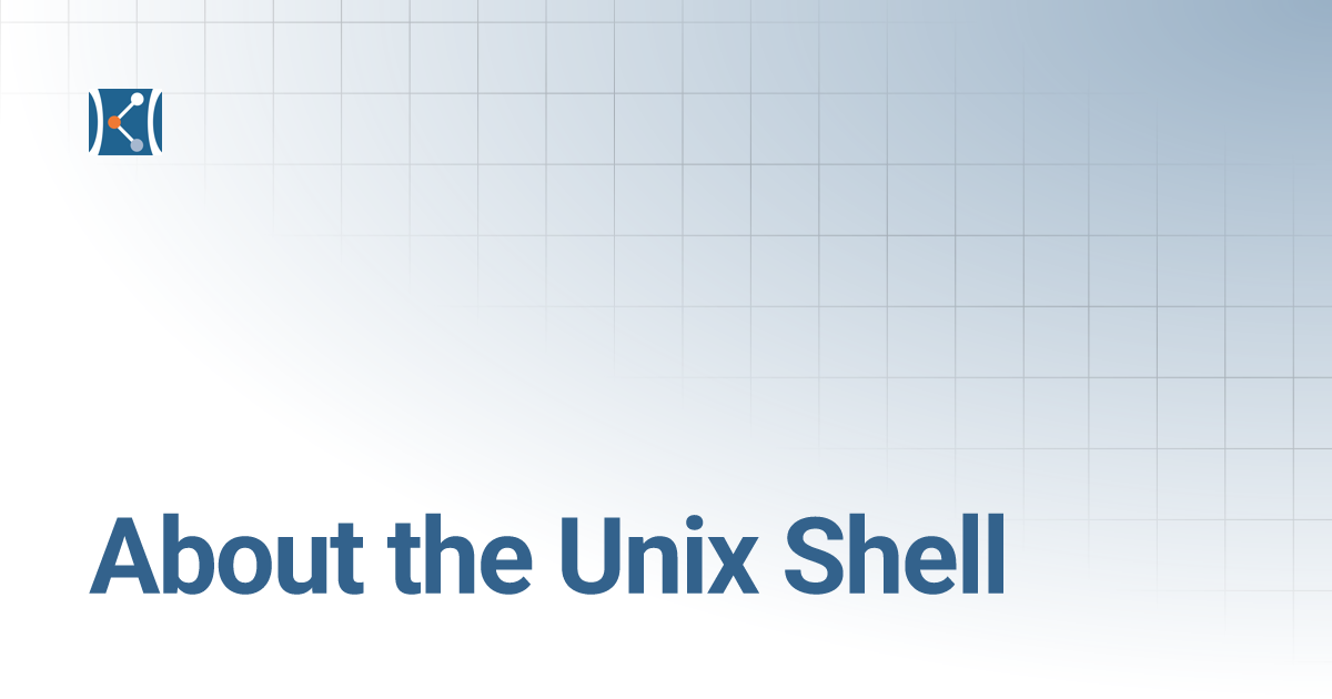 About the Unix Shell | The Barbara K. Ostrom (1978) Bioinformatics and Co