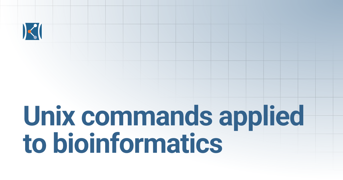 Unix commands applied to bioinformatics | The Barbara K. Ostrom (1978) Bioinformatics and Co