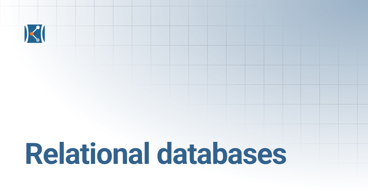 Relational databases | The Barbara K. Ostrom (1978) Bioinformatics and Co