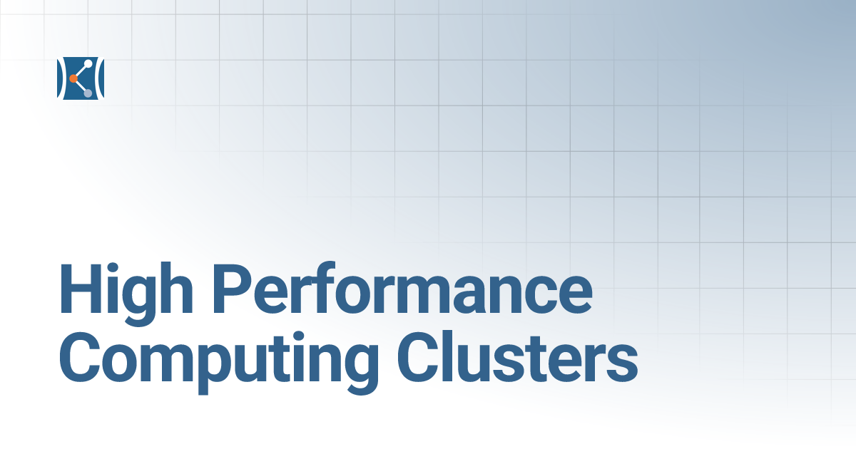 High Performance Computing Clusters | The Barbara K. Ostrom (1978 ...