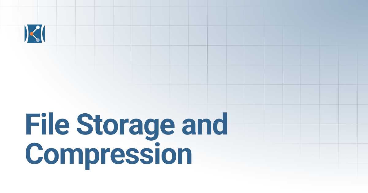 File Storage and Compression | The Barbara K. Ostrom (1978 ...