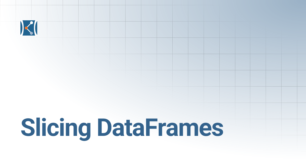 Slicing DataFrames | The Barbara K. Ostrom (1978) Bioinformatics and Co
