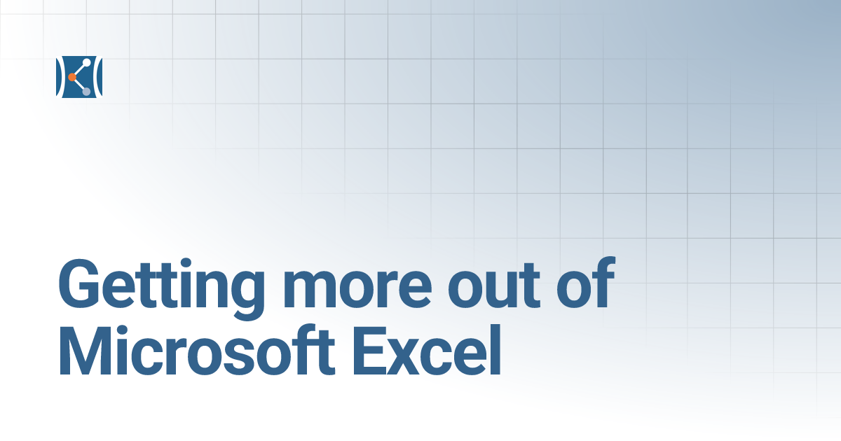 Getting more out of Microsoft Excel | The Barbara K. Ostrom (1978) Bioinformatics and Co