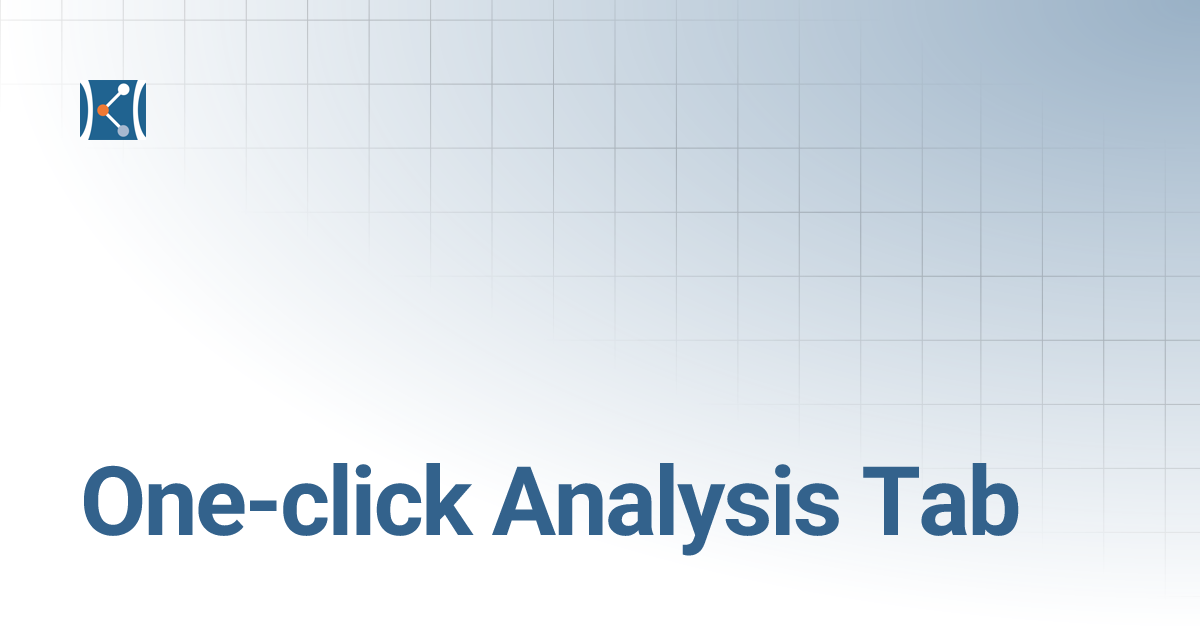 One-click Analysis Tab | The Barbara K. Ostrom (1978) Bioinformatics and Co