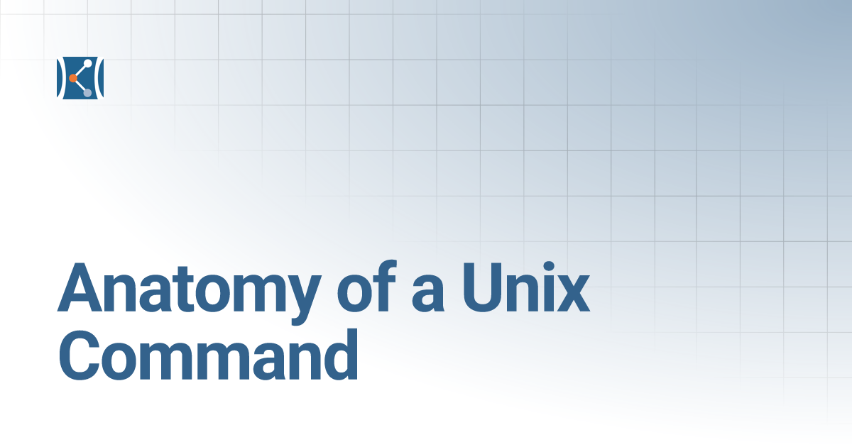 Anatomy of a Unix Command | The Barbara K. Ostrom (1978) Bioinformatics and Co
