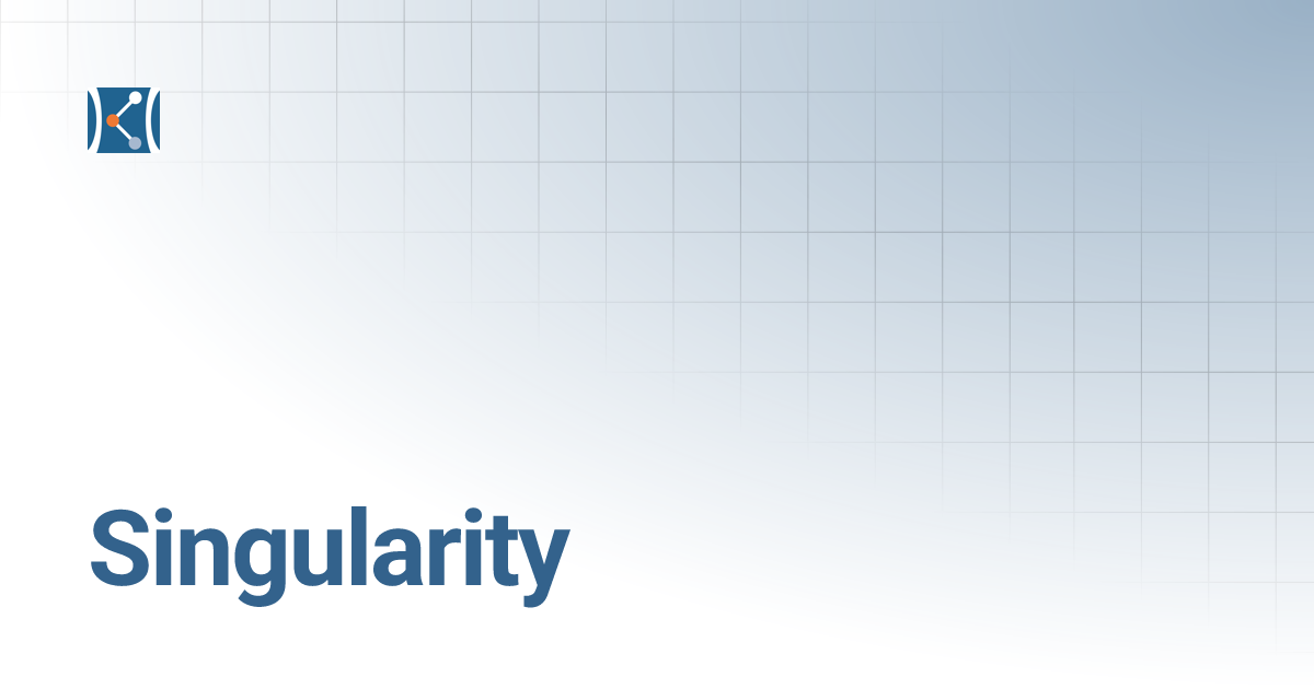 Singularity | The Barbara K. Ostrom (1978) Bioinformatics and Co